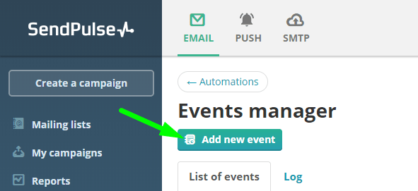 Sending webhooks | SendPulse
