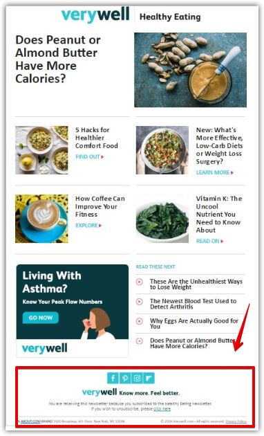 What Is Footer Definition SendPulse